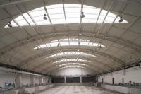 China Q235 Q345 Pipe Truss Large Industrial Steel Buildings Fabrication For Stations for sale