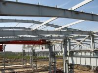 China Q235, Q345 Prefab Industrial Steel Buildings Fabrication For Portable House for sale
