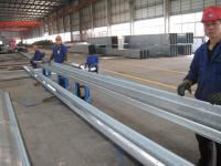 China C and Z Section Galvanized Steel Purlins 1.0-3.0mm Thickness for Roof and Wall Cladding Structural Support for sale
