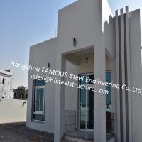 China Prefab House Light Steel Villa Prefab Metal Buildings With Welded Frame for sale