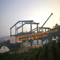 China Prefab House Light Steel Villa Prefab Metal Buildings With Welded Frame for sale
