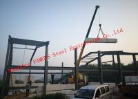 China Prefabricated Q345B Column Industrial Metal Buildings With FASEC Prefab - I Panel Cladding For Warehouse for sale