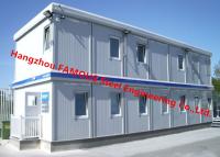 China Modern Steel Frame Modular Prefab Container House For Site Office And Temporary Accommodation for sale