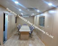 China Modern Steel Frame Modular Prefab Container House For Site Office And Temporary Accommodation for sale