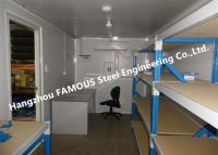 China Modern Steel Frame Modular Prefab Container House For Site Office And Temporary Accommodation for sale