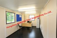 China Modern Steel Frame Modular Prefab Container House For Site Office And Temporary Accommodation for sale