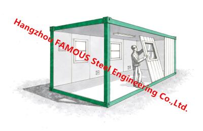 China Light Steel Structure Flat Pack Container Conversion Units And Shipping Mobile Park Homes for sale