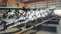 China Hot Galvanized Steel Tubular Lattice Tower For Electrical Power Telecommunication Antenna Distribution for sale
