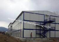 China G+1 Floor Modular Folding Prefab Home for Labor Camps - 100m² Assembly in 8 Hours, 0.45KN/m² Wind Resistance for sale