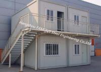 China G+1 Floor Modular Folding Prefab Home for Labor Camps - 100m² Assembly in 8 Hours, 0.45KN/m² Wind Resistance for sale