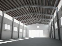 China H-section Industrial Steel Buildings Design & Fabrication Q235 Q345 - 90m Span with 25-Year Warranty for sale