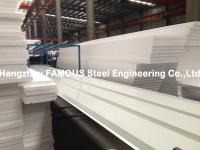 China EPS / PU Metal Roofing Sheets Sandwich Panel Rock Wool For Wall For Roof for sale