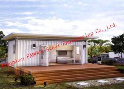 China Lightweight 40ft Prefab Container House For Living Accommodation With Painted Surface for sale