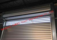 China Indoors PVC Fast Rapid Rise Door And Outdoors Hard Metal High Speed Rolling Shutter Door for sale