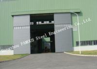 China Manual Folded Push Pull Overhead Industrial Garage Doors Track And Hardware Of Aircraft Hanger for sale