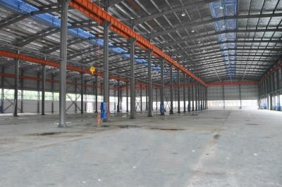 China Single Storey Several Spans Industrial Steel Buildings Fabrication for sale