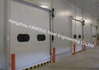 China PVC Plastic Shutter Door With Manual Or Electric Control Rapid Lifting Door for sale