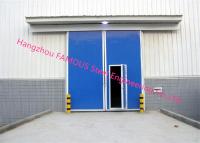 China PU Foaming Automatic Handle Industrial Garage Doors EPS Sandwich Panel Sliding Door For Workshop 100-500mm Thickness for sale