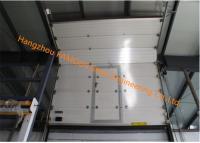 China PU Foaming Automatic Handle Industrial Garage Doors EPS Sandwich Panel Sliding Door For Workshop 100-500mm Thickness for sale