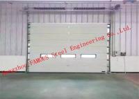China Finished Surface PVC Automatic Industrial Garage Doors Roller Shutter With Visual Window for sale