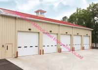 China Polyurethane Core Overhead Steel Door Fully Automatic Wind Resistant Industrial Lifting Door for sale