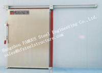 China Automatic Insulated Industrial Heavy Metal Sliding Door For Cold Room Storage for sale