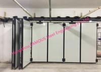 China Aluminum Seal Accordion Folding Doors - 50x80mm Frame, 0.8mm Steel Panels, 15+ Year Service Life for Industrial Use for sale