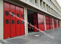 China Aluminum Seal Accordion Folding Doors - 50x80mm Frame, 0.8mm Steel Panels, 15+ Year Service Life for Industrial Use for sale