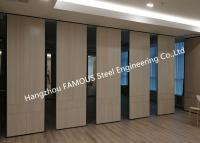 China PVC Panel Folding Doors 65mm Thickness Soundproof Sliding Accordion Partition with 32-52 dB STC Rating for sale