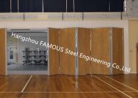 China PVC Panel Folding Doors 65mm Thickness Soundproof Sliding Accordion Partition with 32-52 dB STC Rating for sale