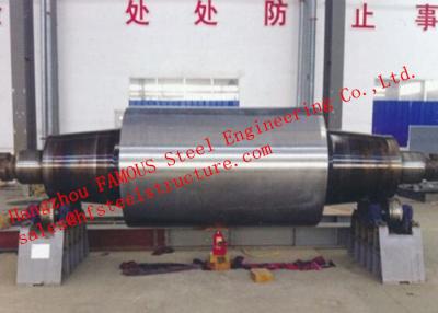 China High Carbon Tool Steel Solid Forged Backup Rolls for Cold/Hot Rolling Mills with 40-100mm Effective Layer Depth and 1-2 HSD Hardness for sale