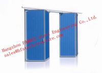 China Aluminum Alloy Frame Industrial Accordion Door with 50x80mm Frame and 100,000 Cycle Certification for Aircraft Hangars for sale
