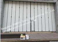 China Aluminum Alloy Frame Industrial Accordion Door with 50x80mm Frame and 100,000 Cycle Certification for Aircraft Hangars for sale