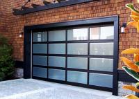 China Modern Aluminum Industrial Garage Doors Present Contemporary Elegance With Sleek Lines for sale