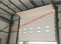 China Fast Action Lifting Doors With Slide Running Design Up Rising Commercial Track Doors for sale