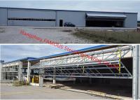 China Vertical Bi-Fold Hangar Door System with 6-9 M/min Opening Speed and 700+ Pa Wind Load Capacity for sale