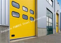 China Vertically Opening Transparent Industrial Garage Doors With Flexible Curtain Shutter Doors for sale