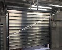 China Aluminum Extrusion Profiles Fire Rated Roller Door Fireproofing Lift Door With Electric Openers for sale