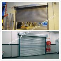 China Aluminum Extrusion Profiles Fire Rated Roller Door Fireproofing Lift Door With Electric Openers for sale