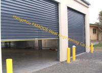 China Fire Prevention Motorized Folding Doors American Standard Fire Resistance Steel Sliding Door for sale