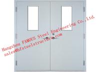 China Galvanized Industrial Hollow Steel Fire Doors For Residential Application for sale