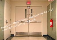 China Surface Painted Industrial Fire Rated Doors 3-Hour Fire Resistant 45-70mm Thickness Custom Sizes for sale