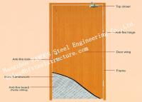 China High Refractory Painted Wooden Fire Rated Double Doors Apartment Usage for sale