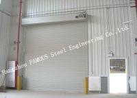 China Steel Fire Security Door With Smoke Detecor Emergency Fire Resistant Garage Door Systems for sale