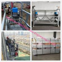 China Hot-Dip Galvanized Suspended Scaffold Platform ZLP800 8KN Capacity 2.5x3m Platform for sale