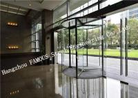 China Modern Electrical Revoling Glass Facade Doors For Hotel Or Shopping Mall Lobby for sale