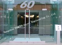 China Aluminum Frame Sliding Double Glass Facade Doors For CBD Office Or Exhibition Showroom for sale
