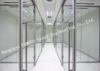 China Aluminum Frame Sliding Double Glass Facade Doors For CBD Office Or Exhibition Showroom for sale