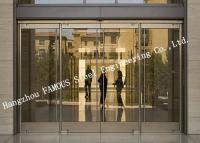China Aluminum Frame Sliding Double Glass Facade Doors For CBD Office Or Exhibition Showroom for sale