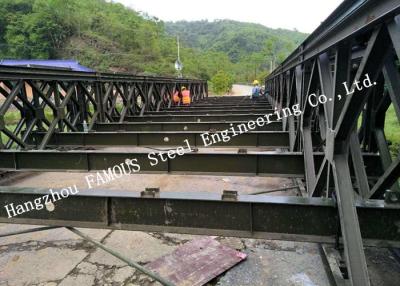 China Steel Fabricator Prefabricated Steel Structural Bailey Bridge Of Reinforced Steel Q345 for sale